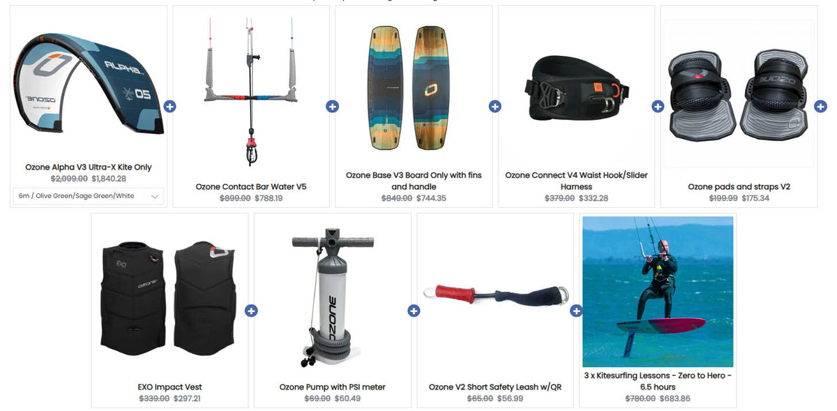 Kitesurf Beginner Package - Performance Ultra X + 3 FREE Lessons ...